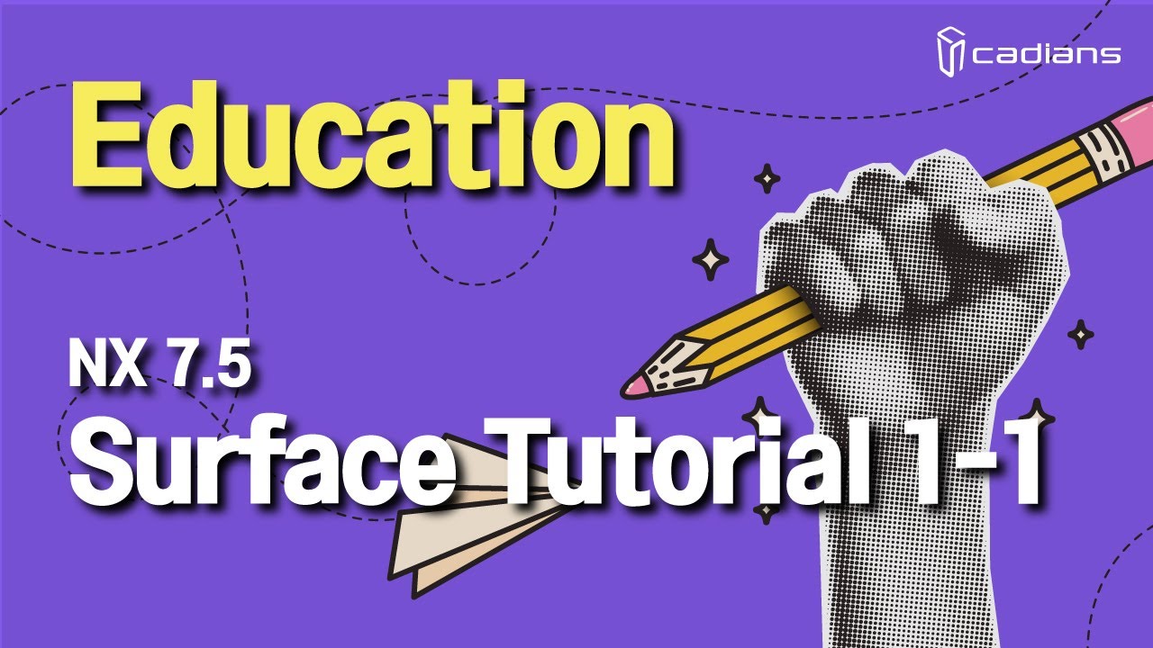 [NX 7.5] Surface Tutorial 1-1 - YouTube