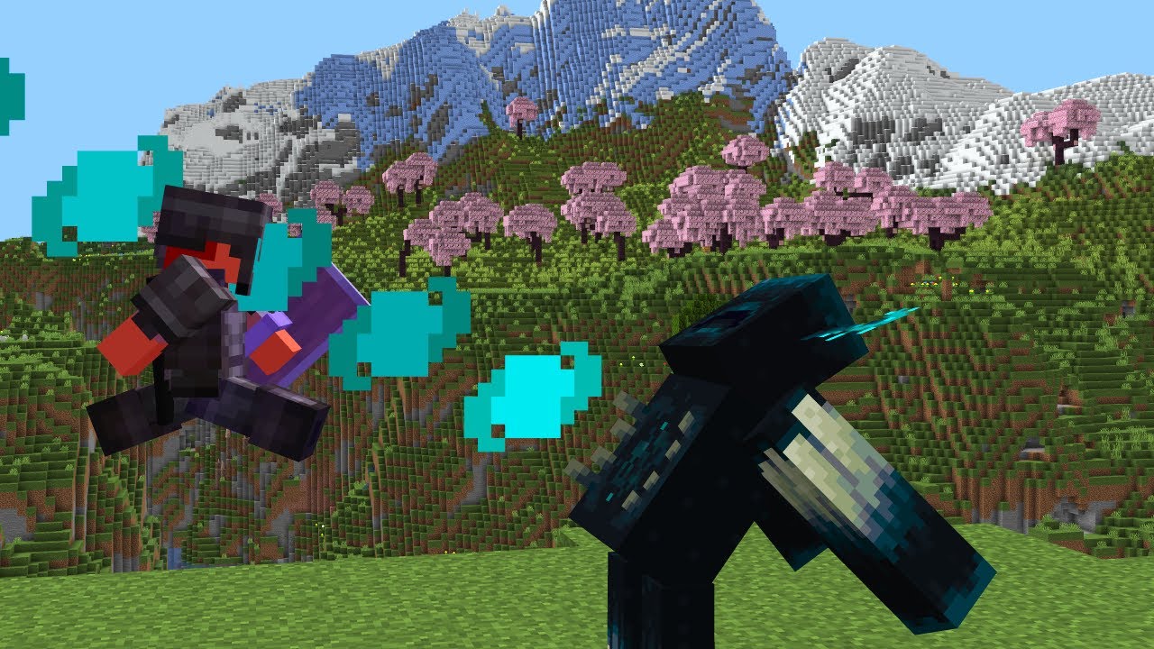 God Armour Vs Warden minecraft - YouTube