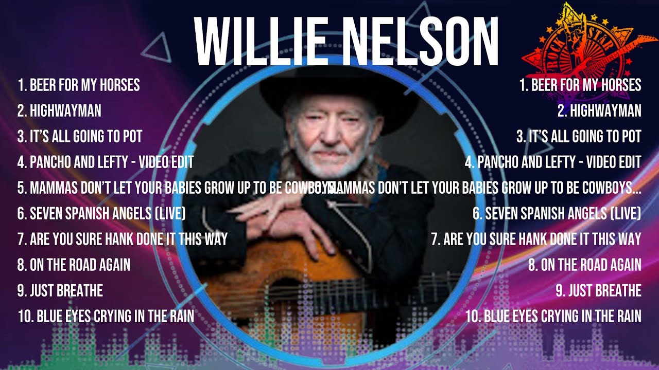 The Best Hits Songs of Willie Nelson Playlist Ever ~ Greatest Hits Of ...
