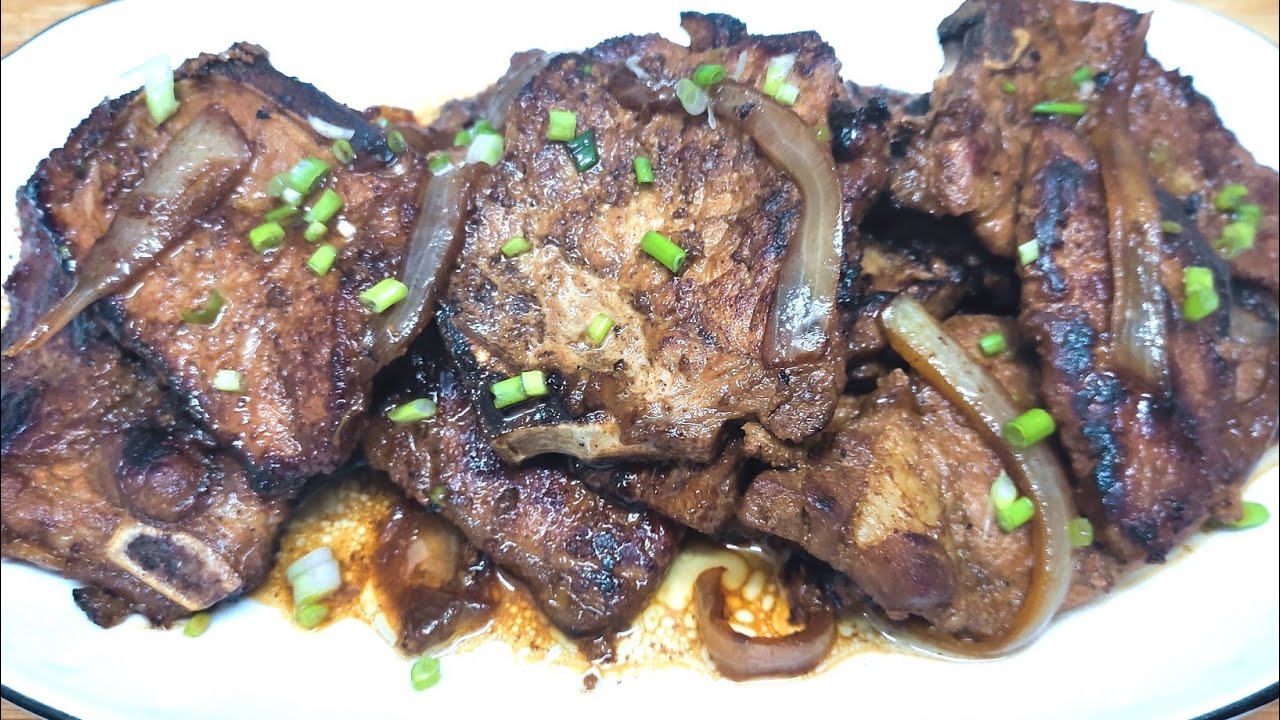 Mas pinasarap na PORK CHOP. Pinoy na Pinoy Ang lasa - YouTube