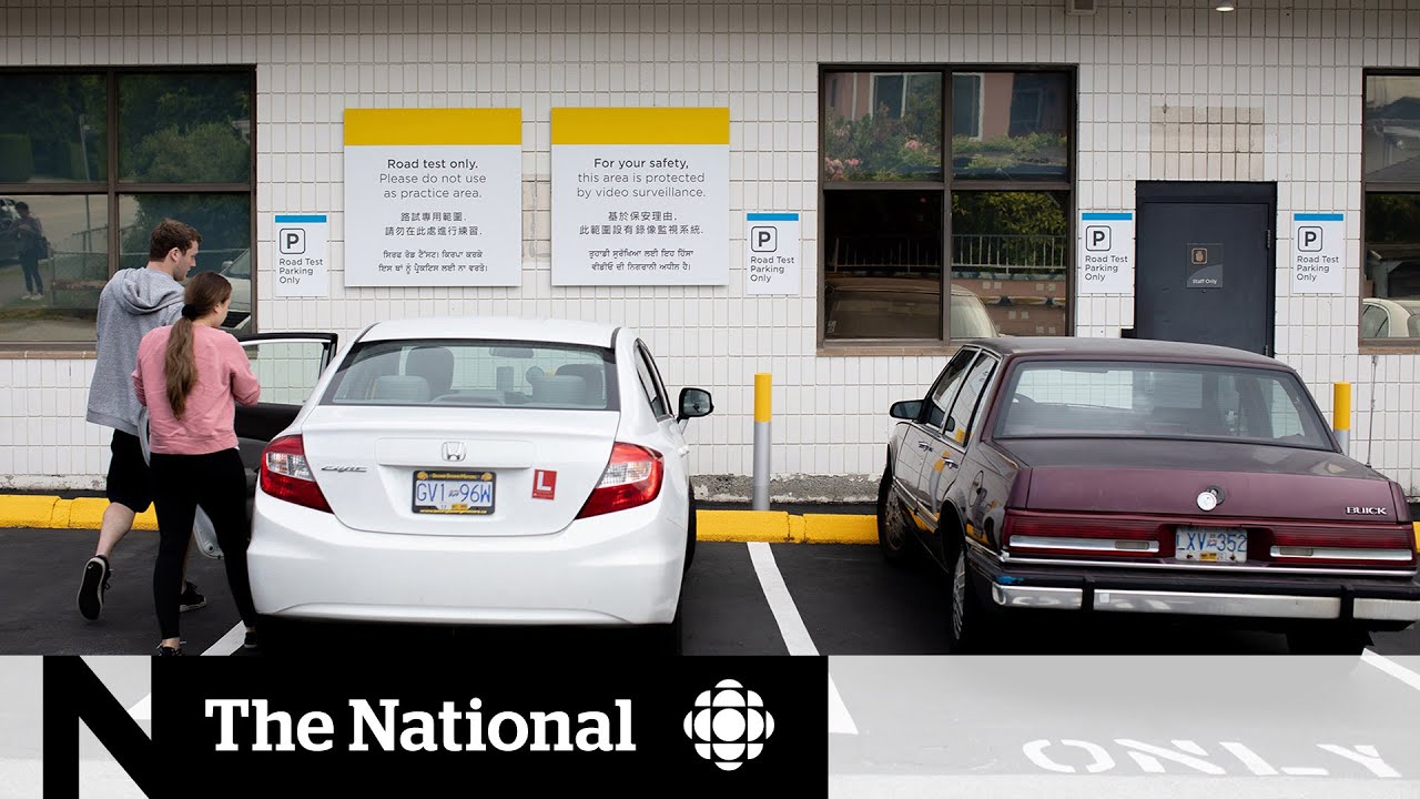 Pandemic creates massive backlog of driving tests - YouTube