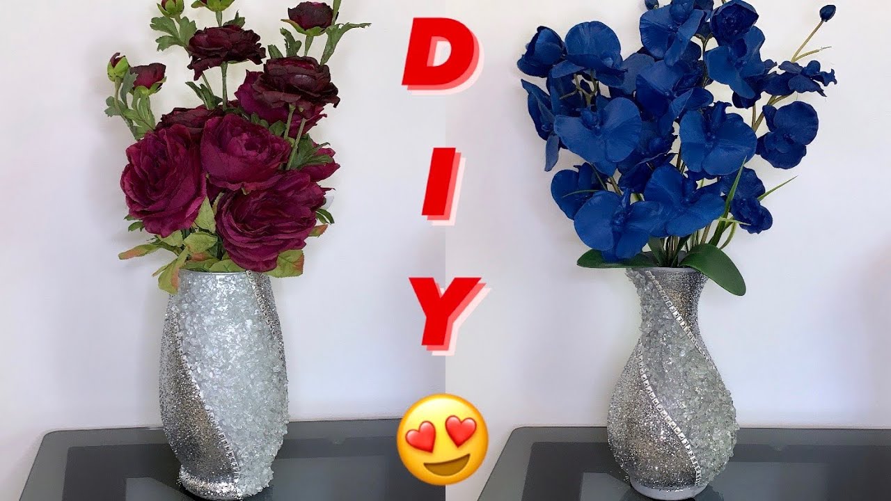 DIY JARRONES PLATEADOS | FLOREROS ELEGANTES | IDEAS EN 5 MINUTOS - YouTube
