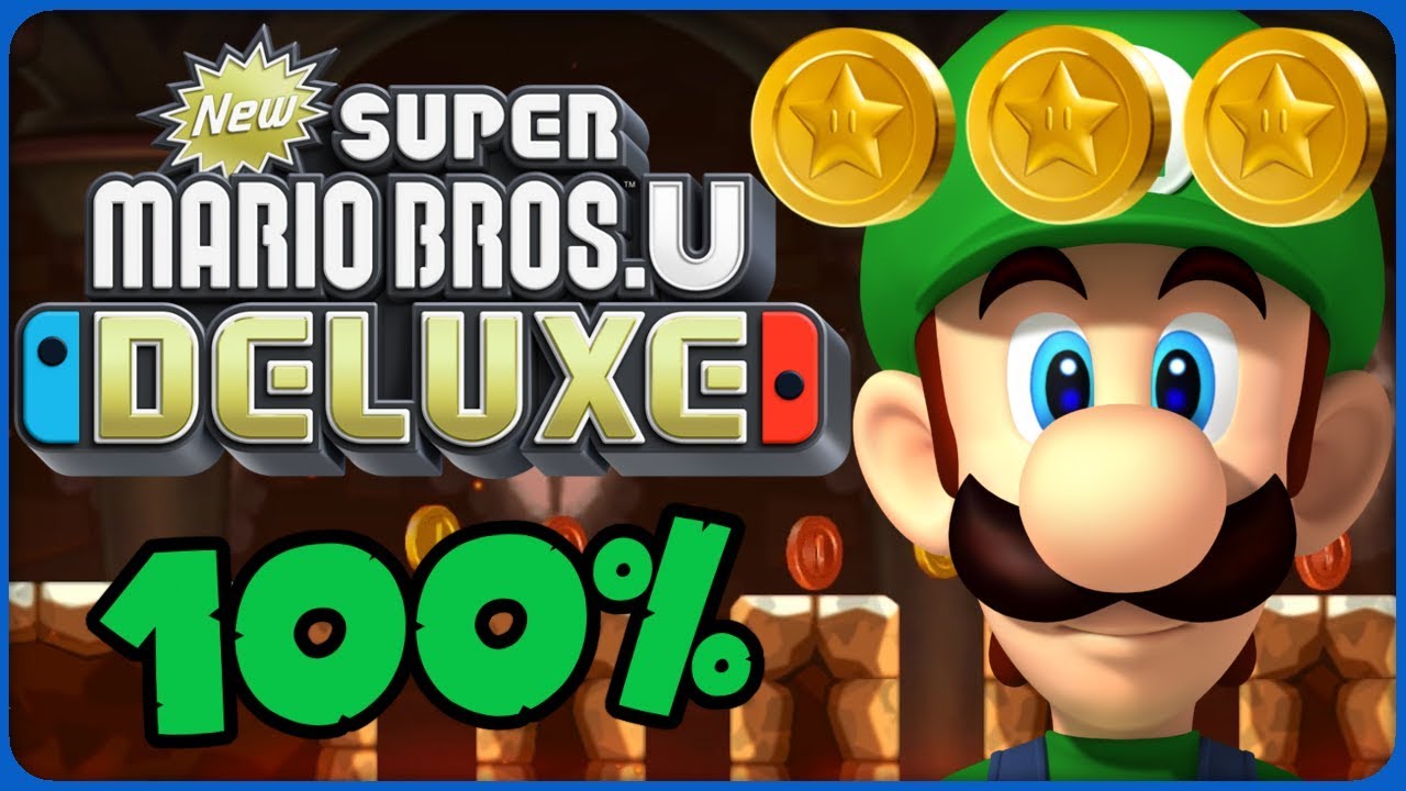 New Super Mario Bros. U Deluxe 💚 2-C Morton's Lava Block Castle 💚 100% ...