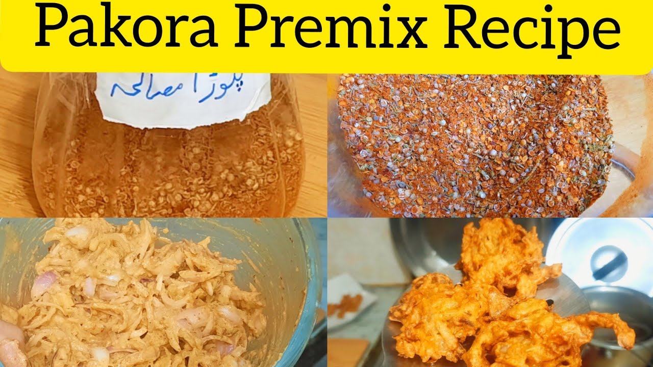 Pakora Premix Recipe ||Instant Pakora Mix Ramazan Special Recipe ...