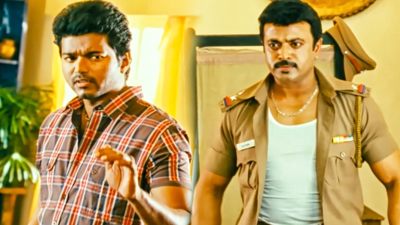 विजय ने इस बत्तमीज़ पुलिस वाले की अकड़ निकाल दी l Sura Movie Best Scene ...