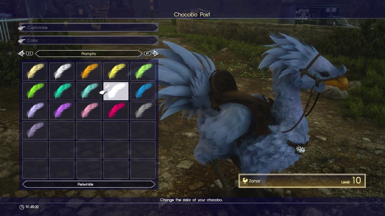 FINAL FANTASY XV - Chocobo Customization - YouTube