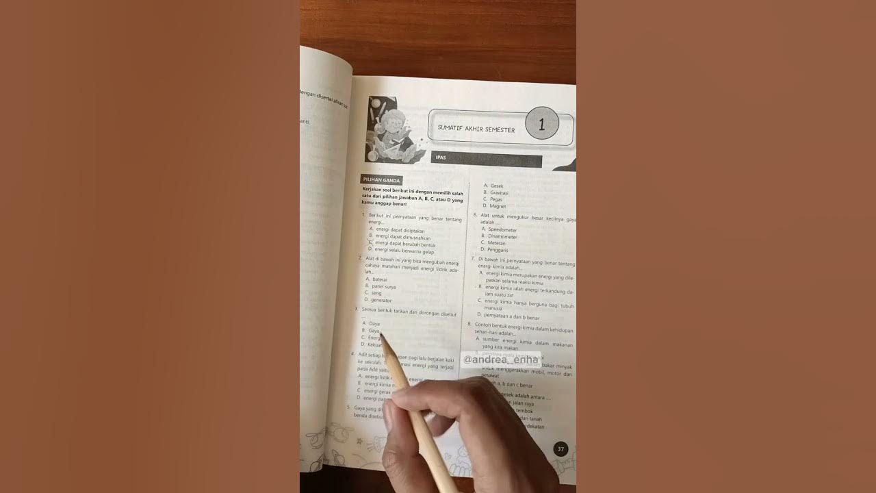 Ngerjain Soal Latihan PAS 1 Mapel Ipas 4 SD - YouTube