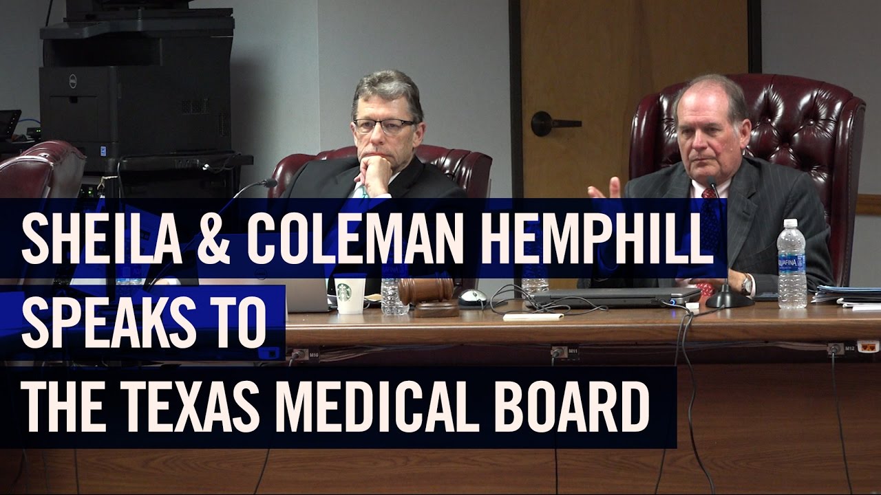 Sheila & Coleman Hemphill speak to the TMB (Burzynski Documentary ...