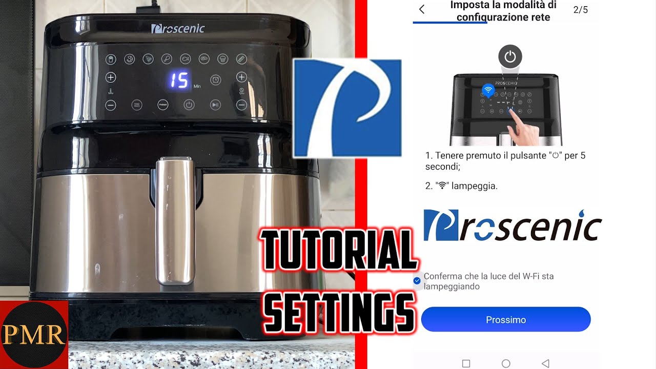 app proscenic 2022 tutorial installazione + impostazioni (T 21) - YouTube