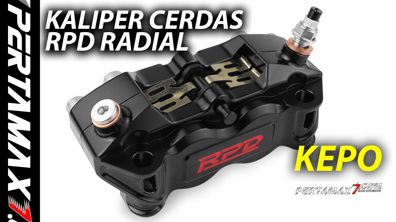 Kaliper Rem Radial RPD GENESIS 4 Piston Ini Cerdas Universal Kanan Kiri ...
