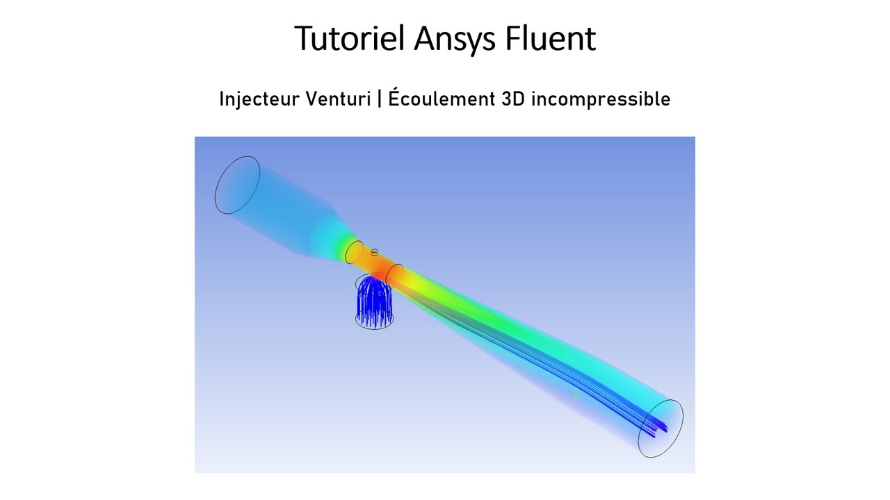 Injecteur Venturi | Tutoriel Ansys Fluent - YouTube