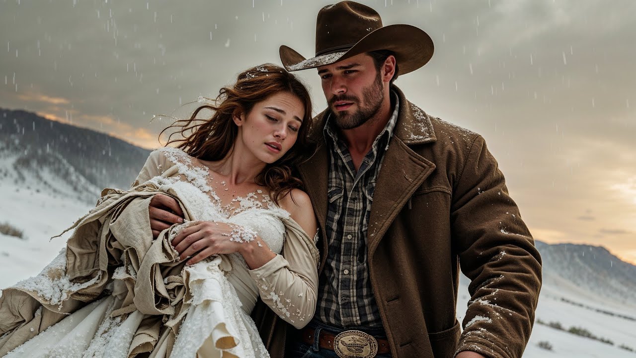 Bride Was Abandoned In A Blizzard Alone, A Cowboy Carried Her Through ...