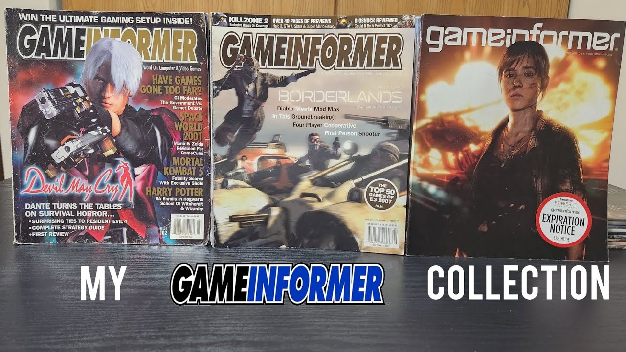 RIP TO GAME INFORMER! MY GAME INFORMER MAGAZINE COLLECTION - YouTube