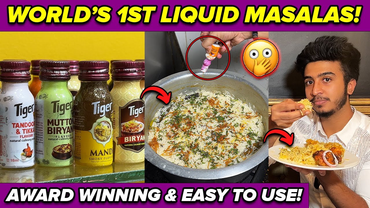 💥Ready to Mix Liquid Masalas for Biryani & Cooking!!🤯 - Tiger Foods ...