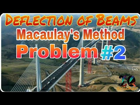 Slope & Deflection of beams in Hindi Problem #2.. (Macaulay's Method) - YouTube