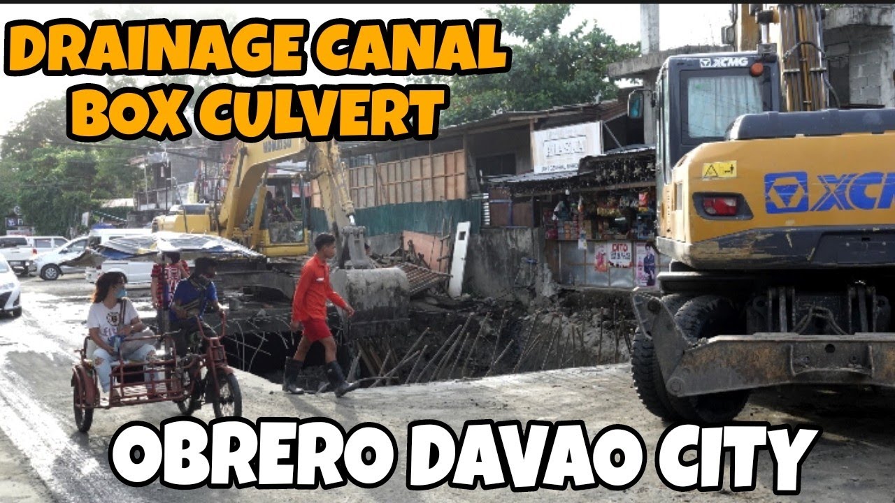 DRAINAGE CANAL BOX CULVERT PROJECT. - YouTube