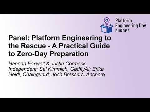 Panel: Platform Engineering to the Rescue - A Practica... Hannah F, Justin C, Sal K, Erika H, Josh B