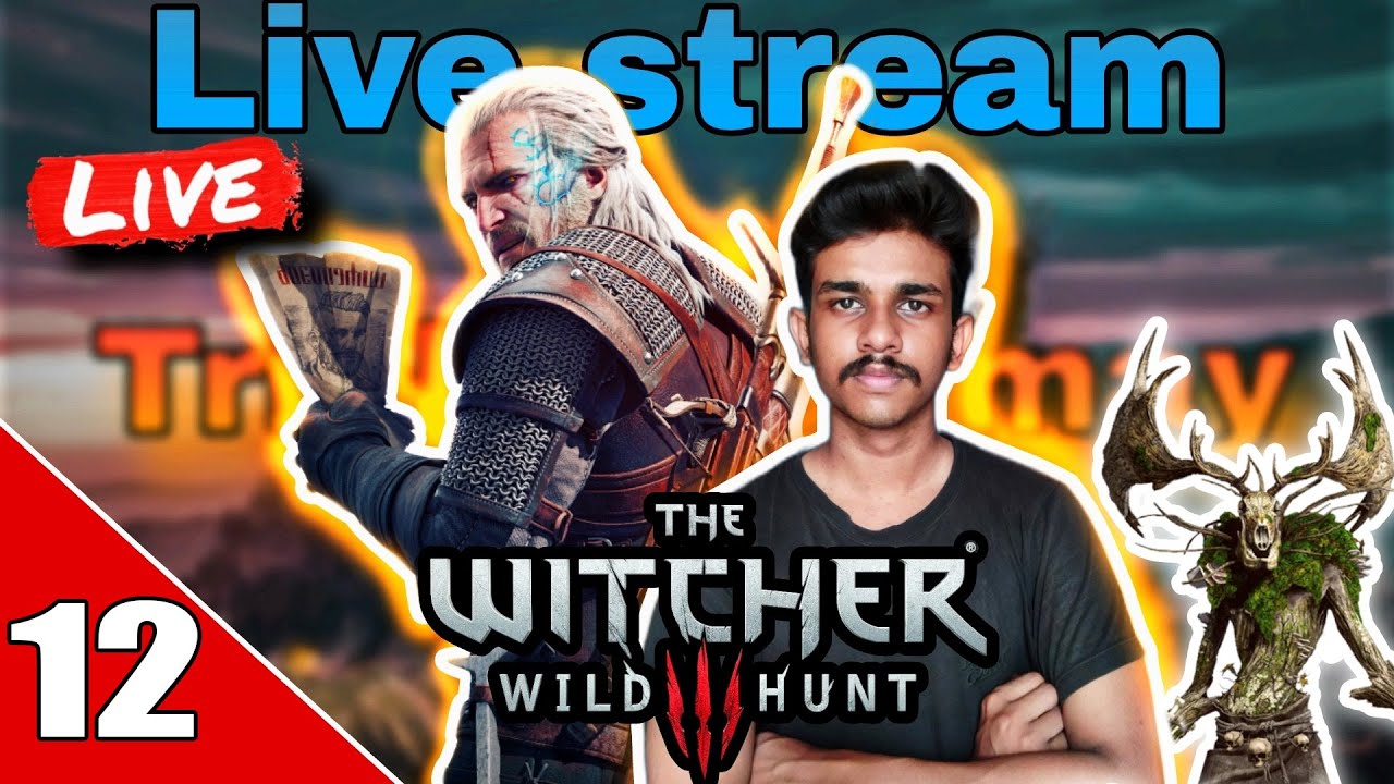 Slaying Monsters in India - The Witcher 3 Live Gameplay - 🔴Live - YouTube