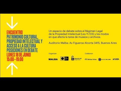 Patrimonio Cultural, Propiedad Intelectual y Acceso a la Cultura - YouTube