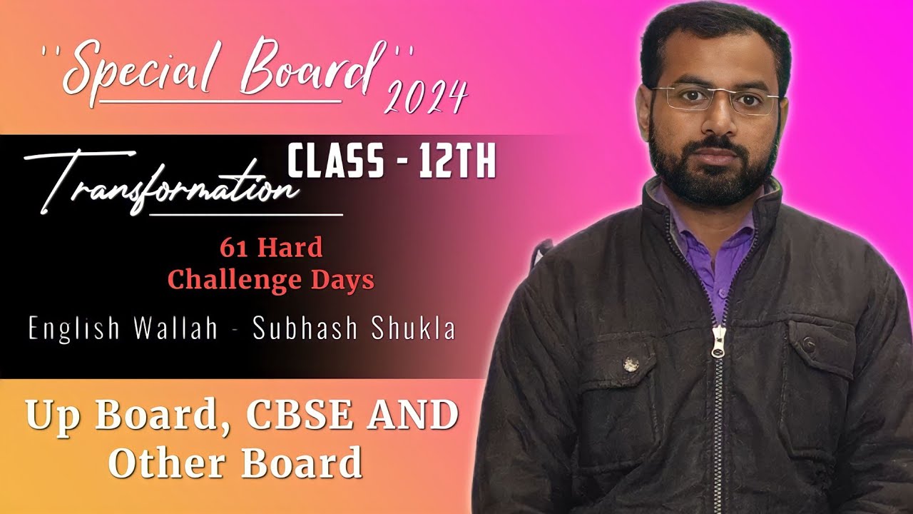 || 61 days hard challenge || for intermediate up board || English ...