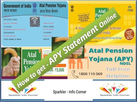 How to get APY Statement from online | அடல் ஓய்வூதிய திட்டம் |APY ...