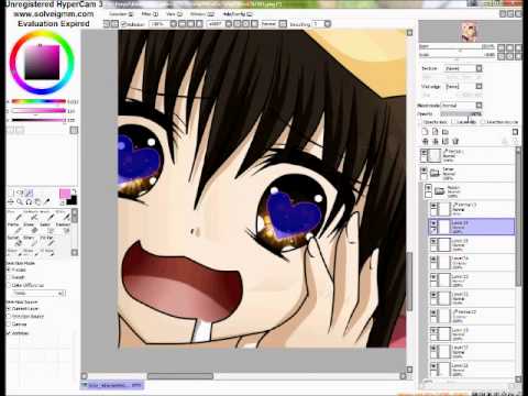 SpeedPaint (PTS) Kawaii Anime[GER] Fanart -Part2- - YouTube