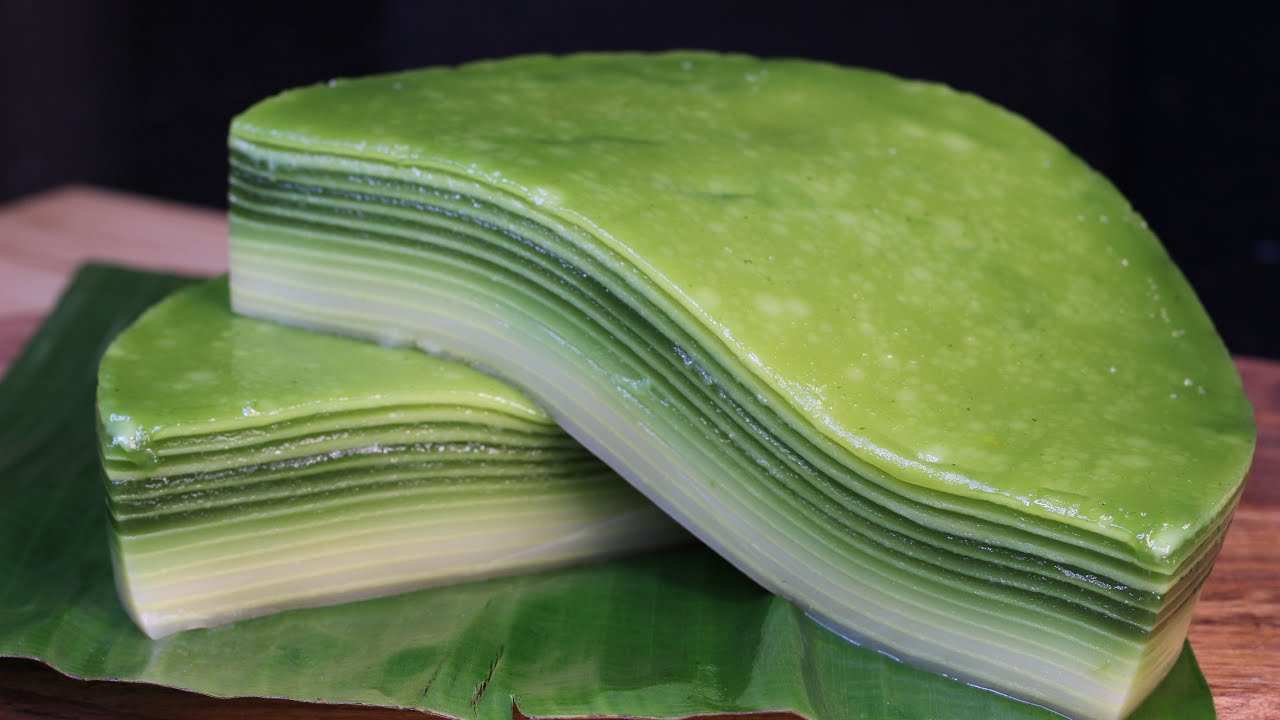 Bánh Da Lợn - Steamed Layer Cake - Bánh thật đẹp, thật ngon, để lâu vẫn ...