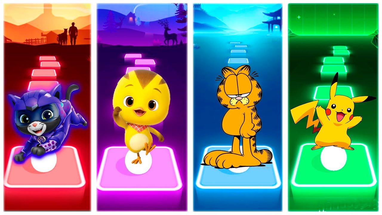 Shade VS Katuri VS Garfield VS Pikachu - YouTube