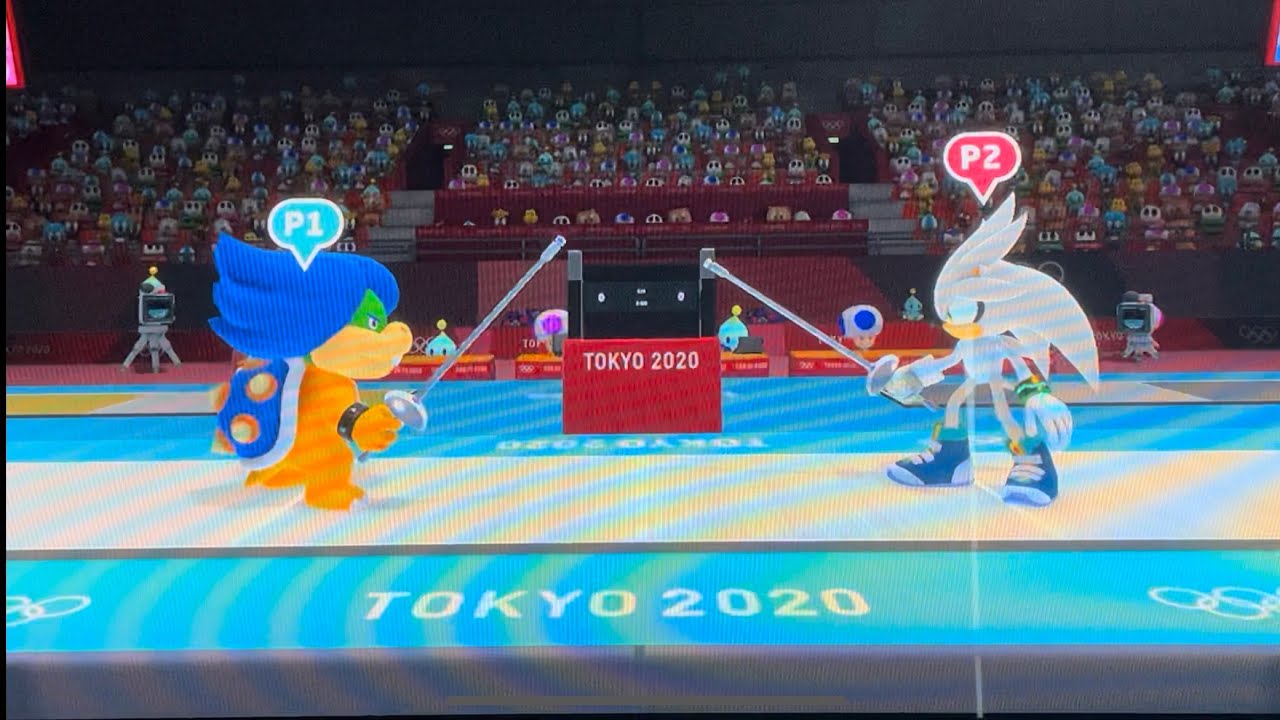 Fencing: Ludwig Vs. Silver | Mario & Sonic At The Olympic Games Tokyo ...