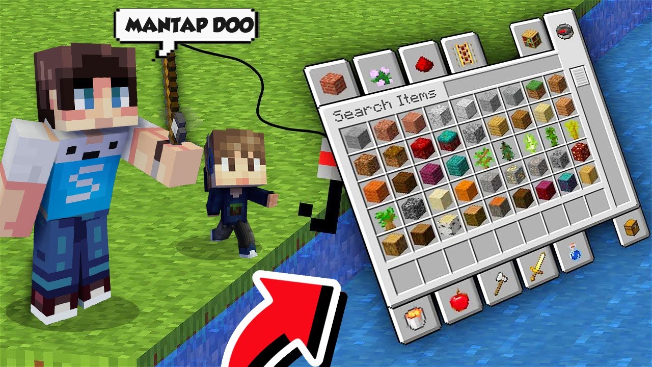 MINECRAFT TAPI KITA BISA MANCING GAME MODE CREATIVE!!! - YouTube