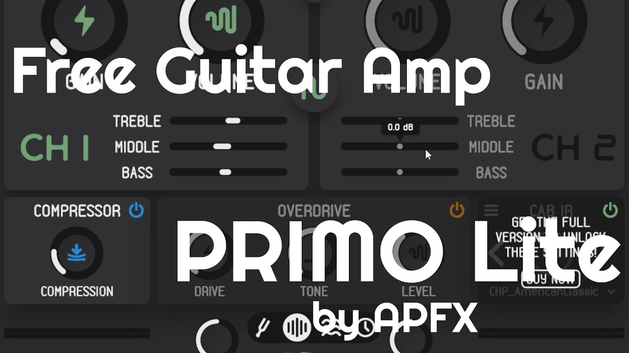 Free Guitar Amp - Primo Lite by APFX (No Talking) - YouTube