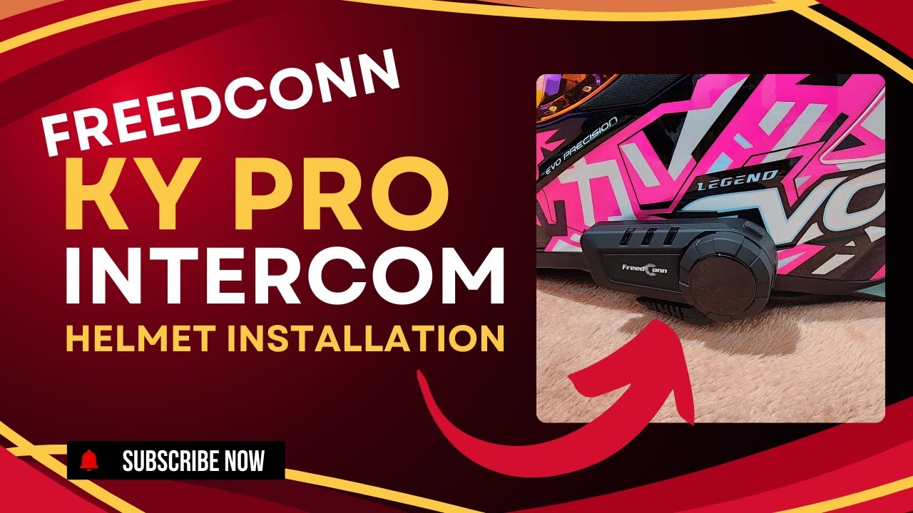 Freedconn KY Pro | Helmet Installation - YouTube