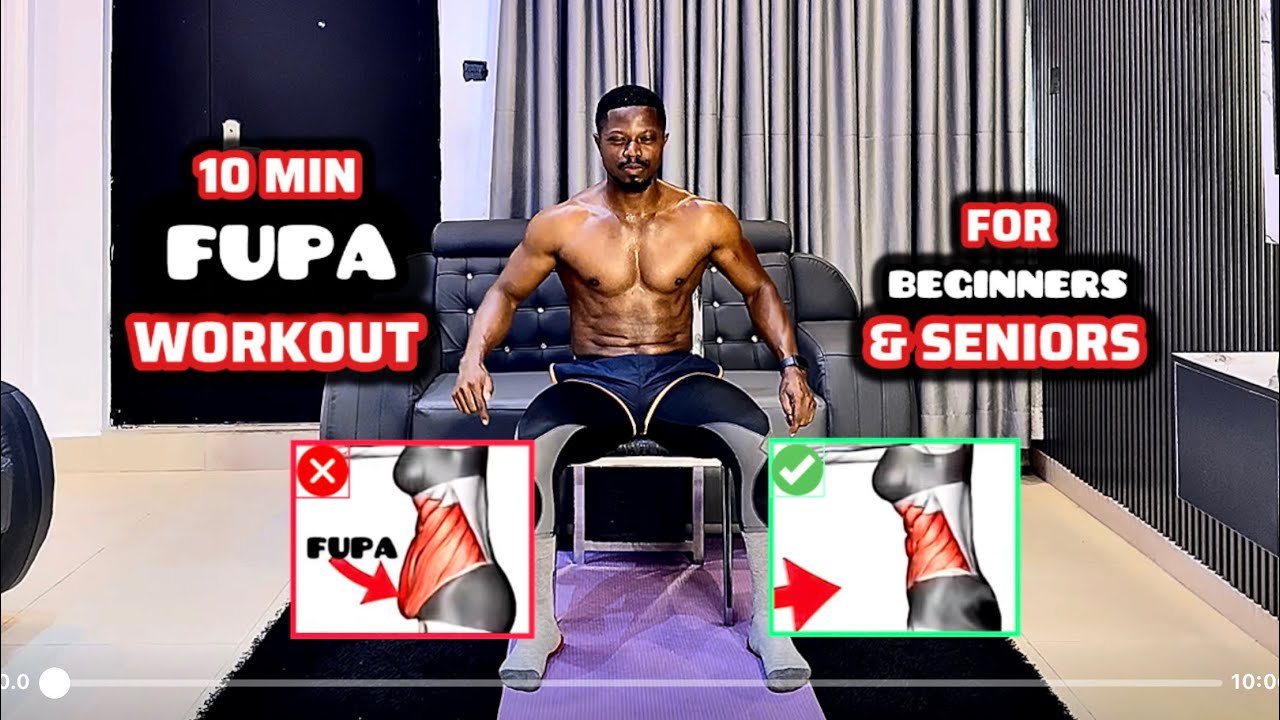 FUPA Workout For Beginners: 10 Minutes Lower Belly Fat Exercises # ...