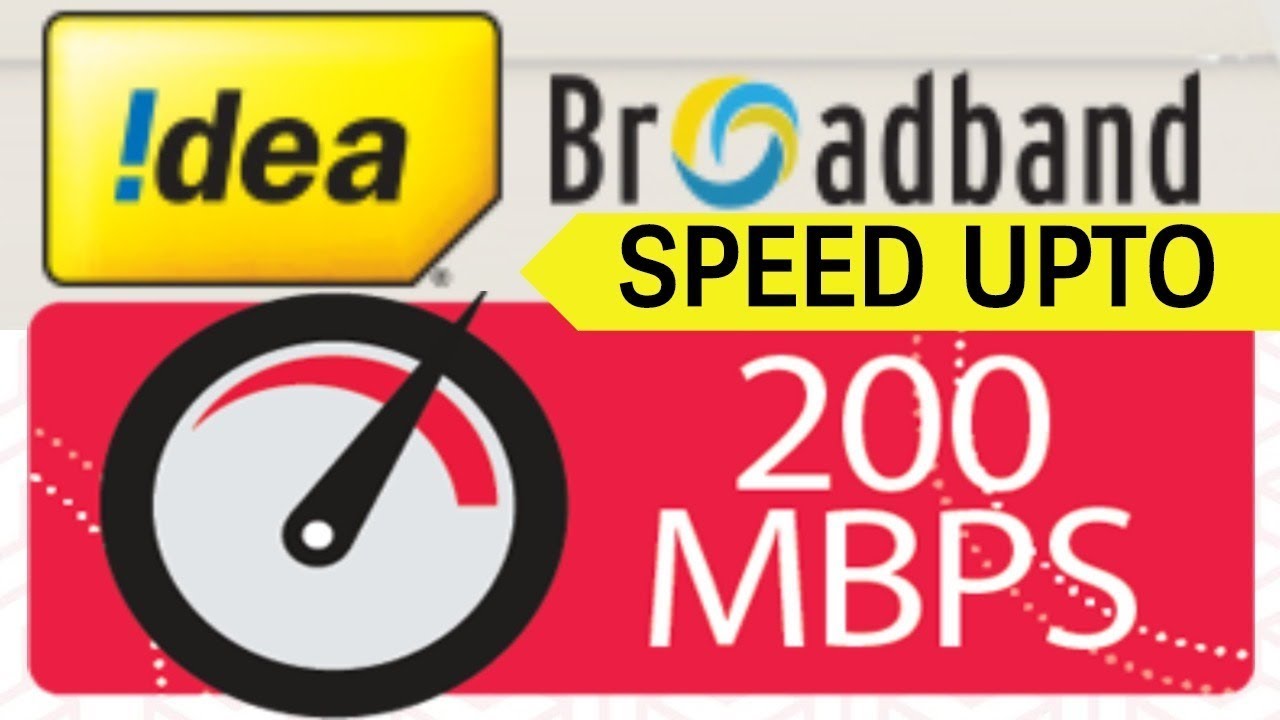 Idea Broadband Upto 200mbps Speed Launched In India | Data Dock - YouTube