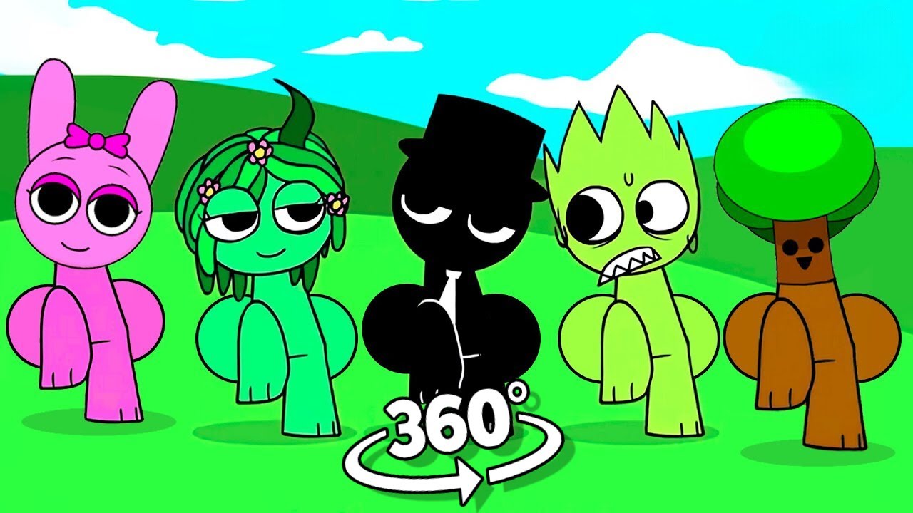 Sprunki Dance but Gyatt | Incredibox Sprunki in 360º VR - YouTube