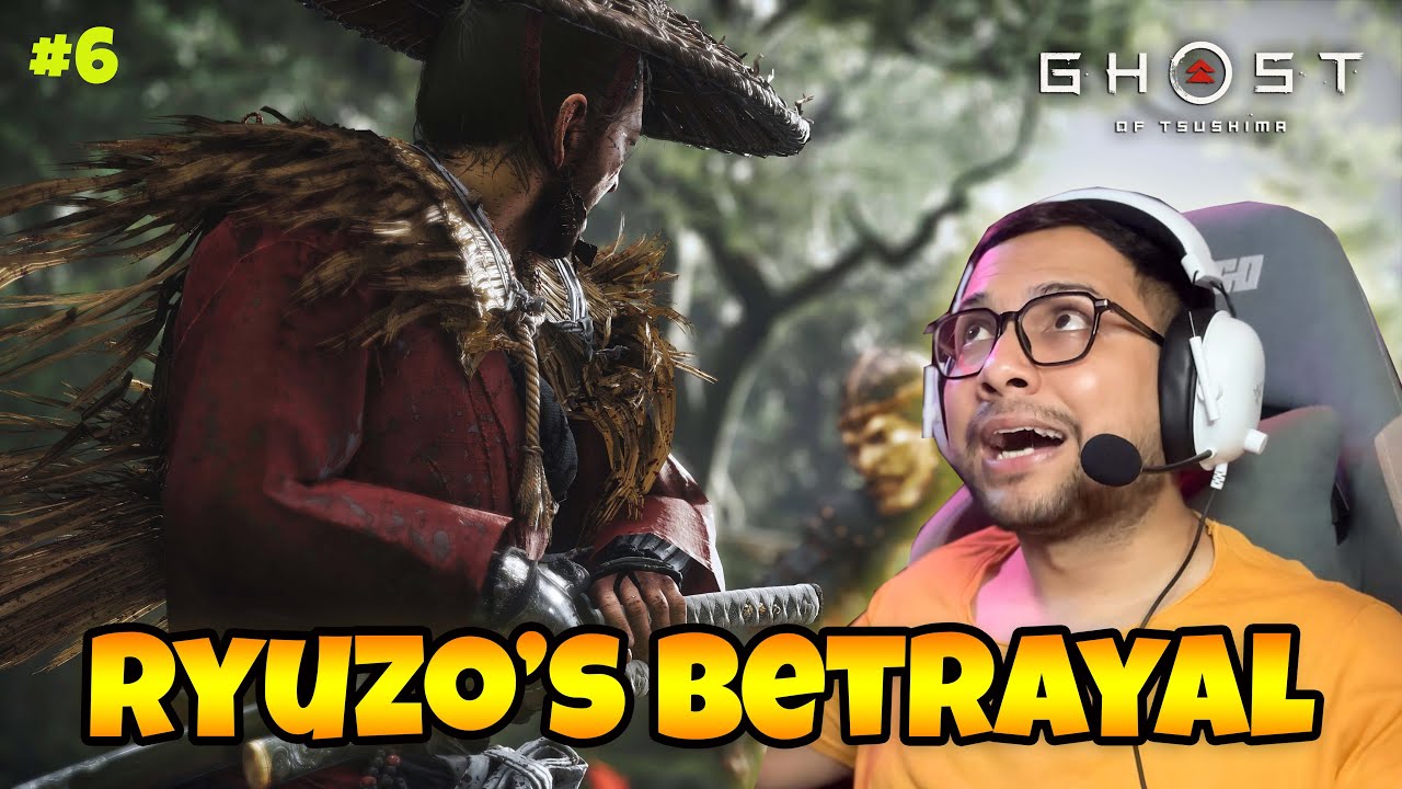 Jin vs Ryuzo | Ryuzo betrays Jin Sakai - GHOST OF TSUSHIMA - YouTube