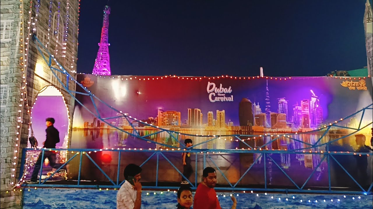 Dubai theme carnival in gurgaon sector 29 laser valley park 🏞️ #mela # ...