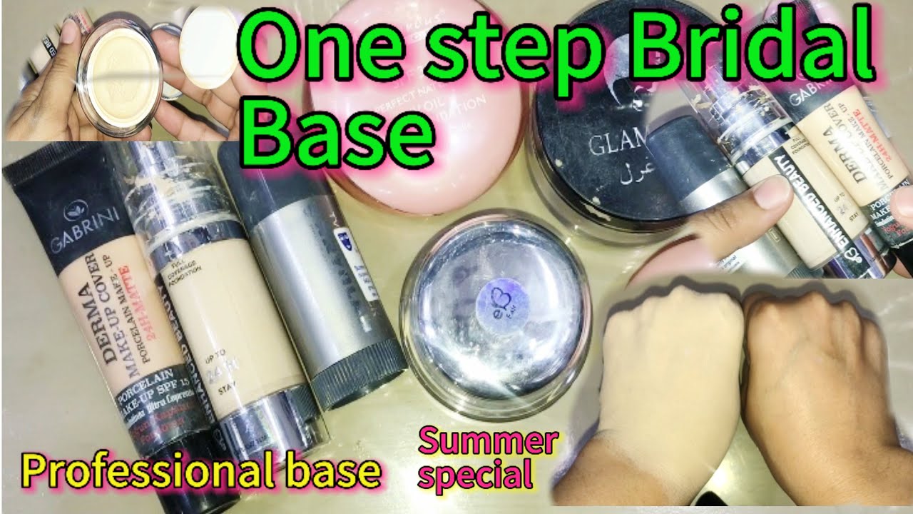 Professional foundation for bridal makeup | How to use Kryolan pancake ...