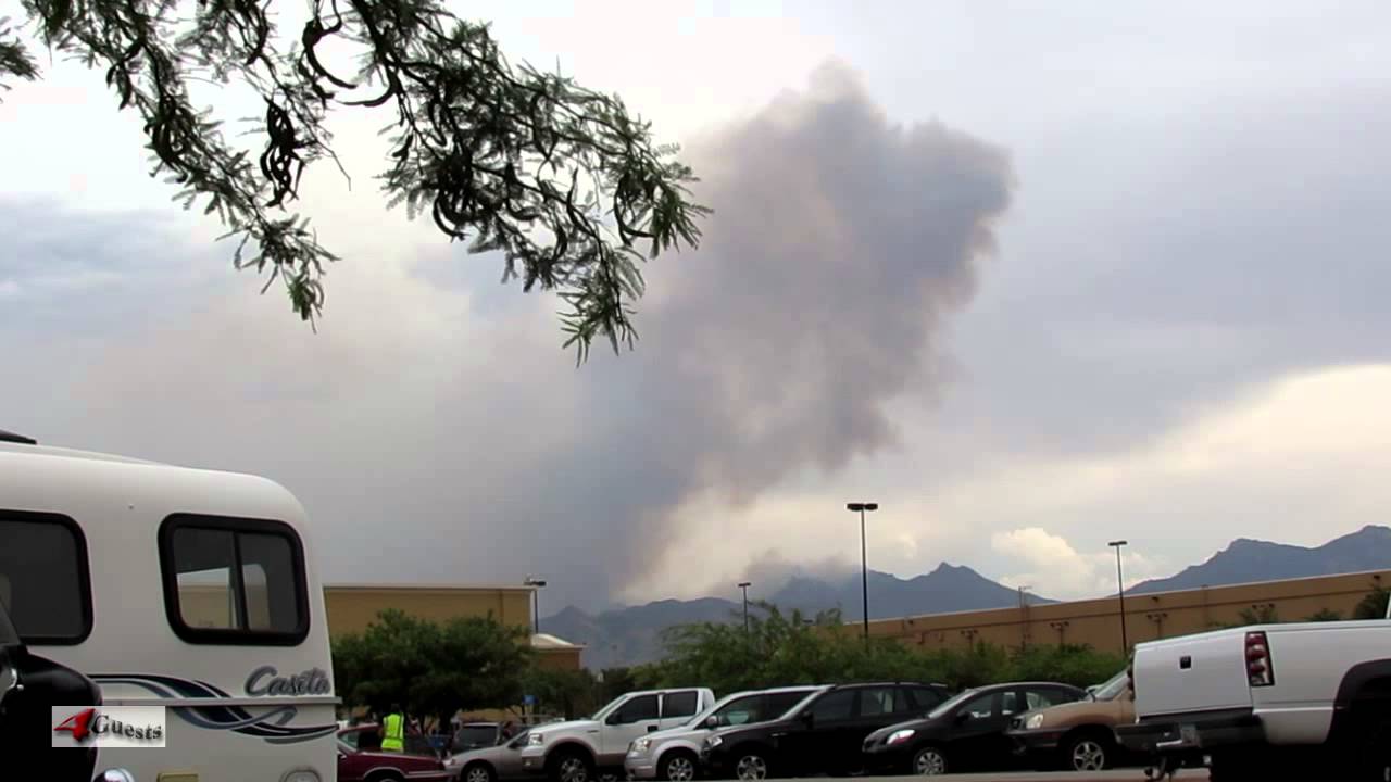 Arizona Forest Fire, Hualapai Mountains near Kingman AZ - YouTube