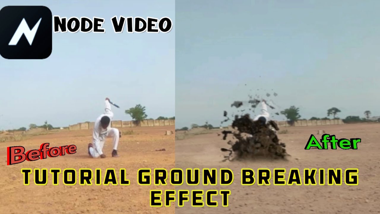 Tutorial Ground Breaking Effect Green Screen - YouTube