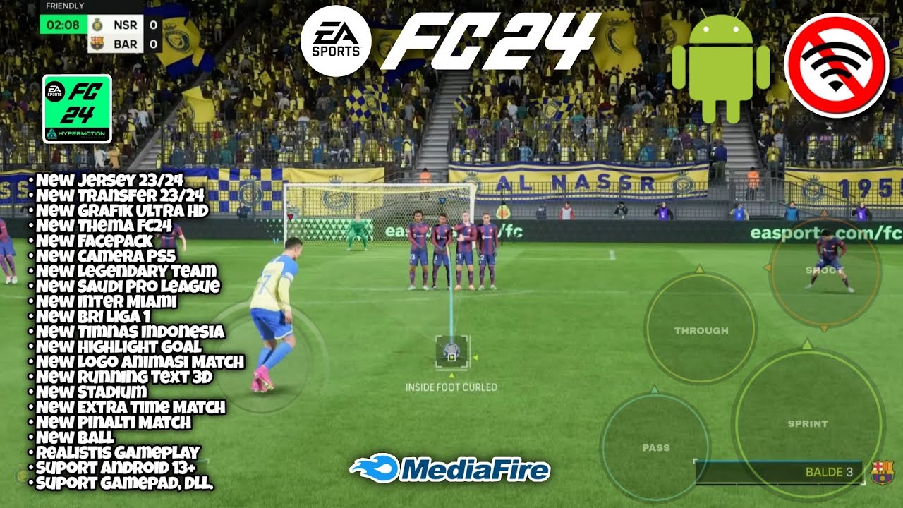 FIFA 19 MOD FC 24 FULL UPDATE JERSEY & TRANSFER 23/24 ANDROID OFFLINE ...