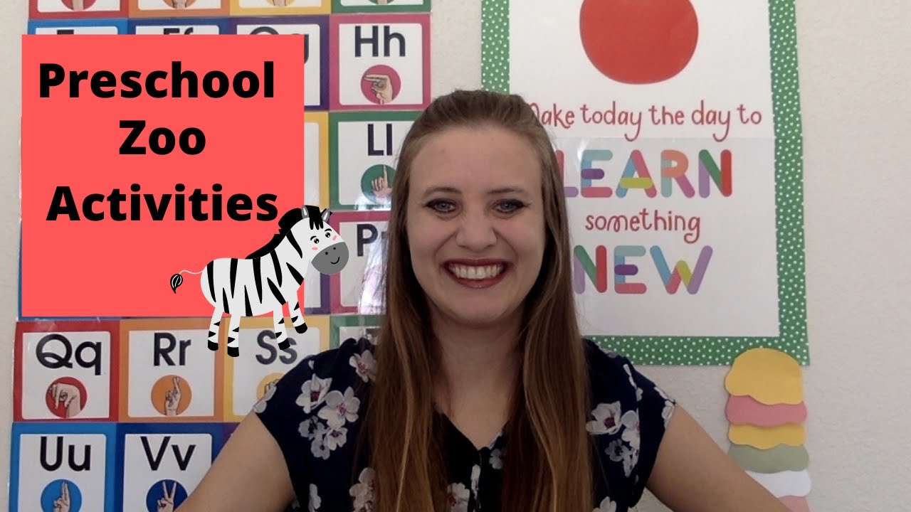 ZOO Part #1 - Preschool and Kindergarten Activities! - YouTube