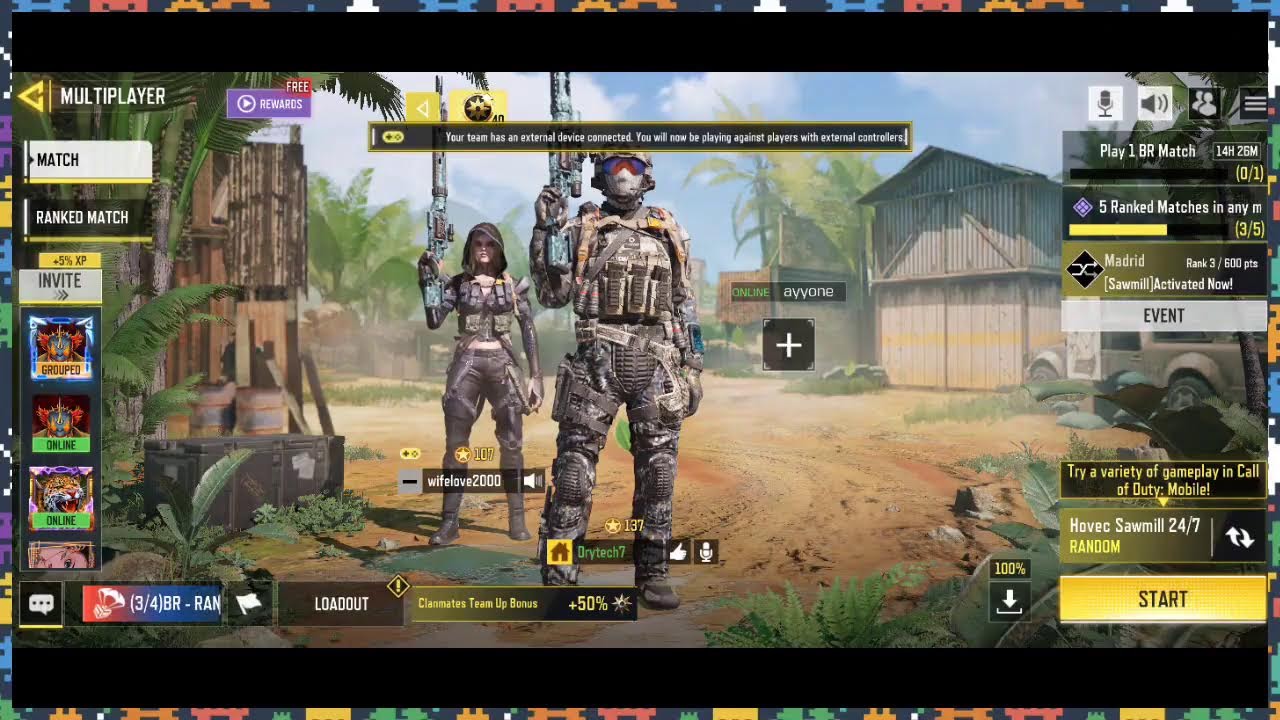 playing call of duty mobile with friends - YouTube