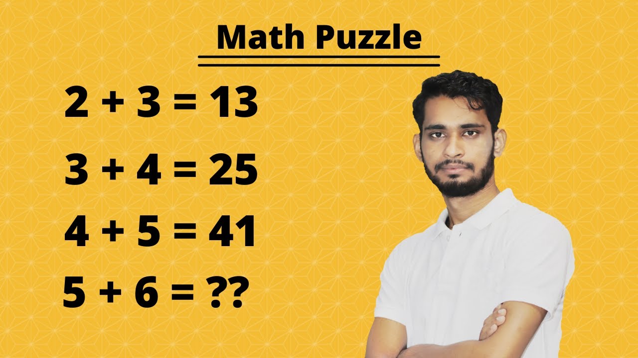 how to solve math puzzle ? | Which number replace the question mark ...