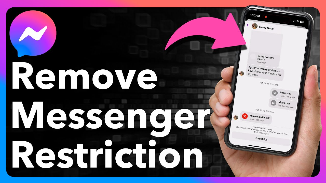How To Remove A Restriction On Messenger - YouTube