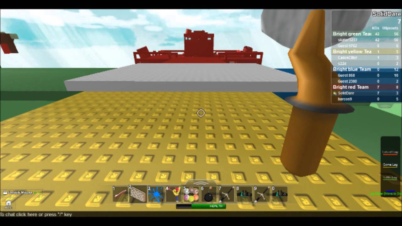 ROBLOX Red Vs Blue Vs Green Vs Yellow: Stupid GUEST! - YouTube