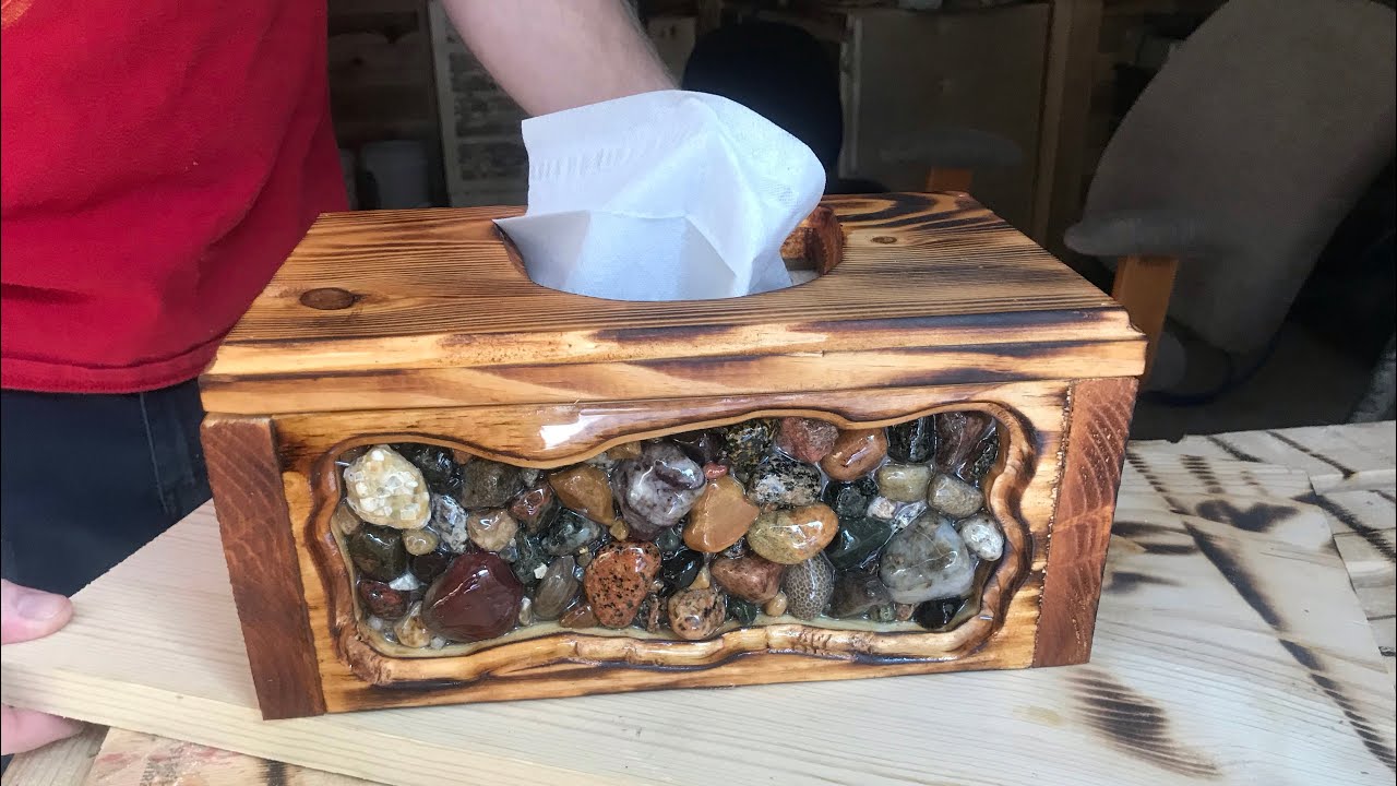 S3 E22 - How to make a large tissue box with rocks - YouTube