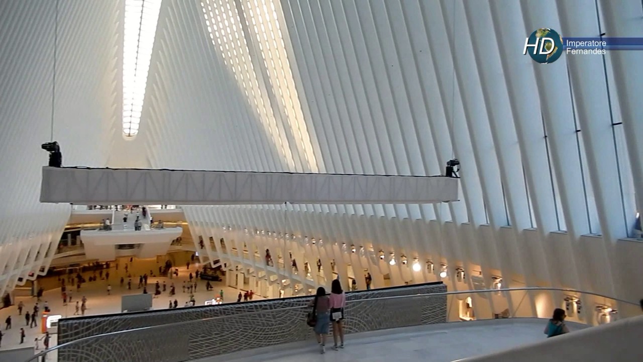 NYC Oculus Sculpture Inside - YouTube