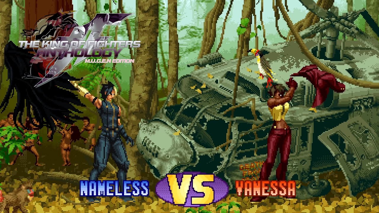 [KOF Mugen] Nameless Team vs Vanessa Team - YouTube