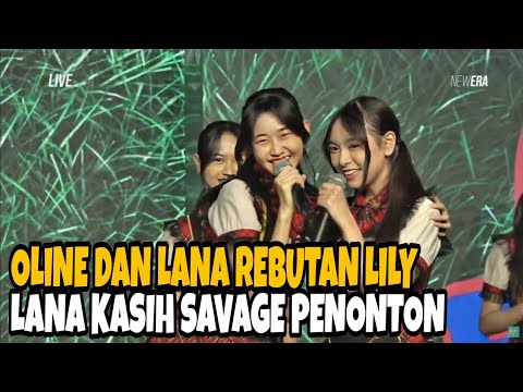 Ngakak!! Oline dan Lana JKT48 rebutan Lily gen 12, Lana JKT48 kasih ...